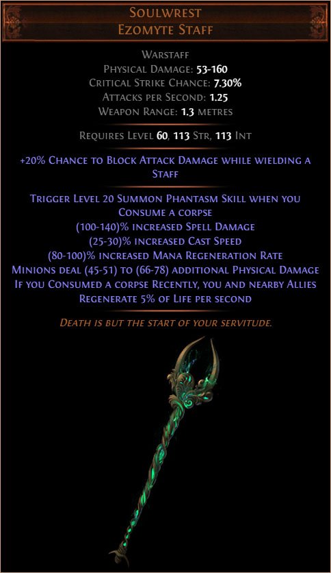 Soulwrest Necromancer Build - asmology